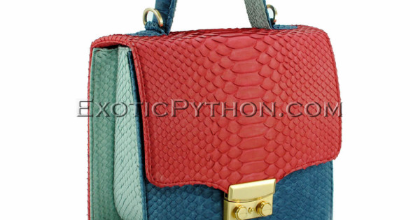 Bag Python Leather BG-310 - "EXOTIC PYTHON"