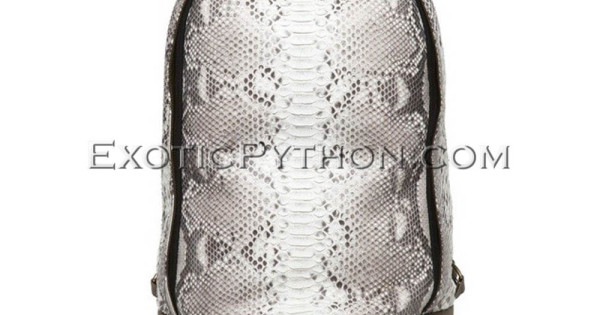 Python leather backpack BG-247 - Exotic Python