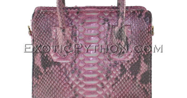 Python leather bag BG-327 - Exotic Python