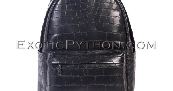 Crocodile leather backpack BG-347 - Exotic Python